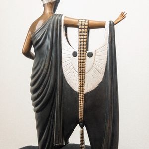 Erte | Art | Erte Sophisticated Lady Bronze Sculpture | Poshmark